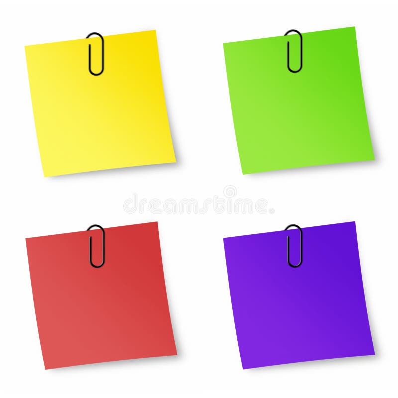 Protokoll Sechs Mit Papierklammer Stockfoto - Bild von clips ...