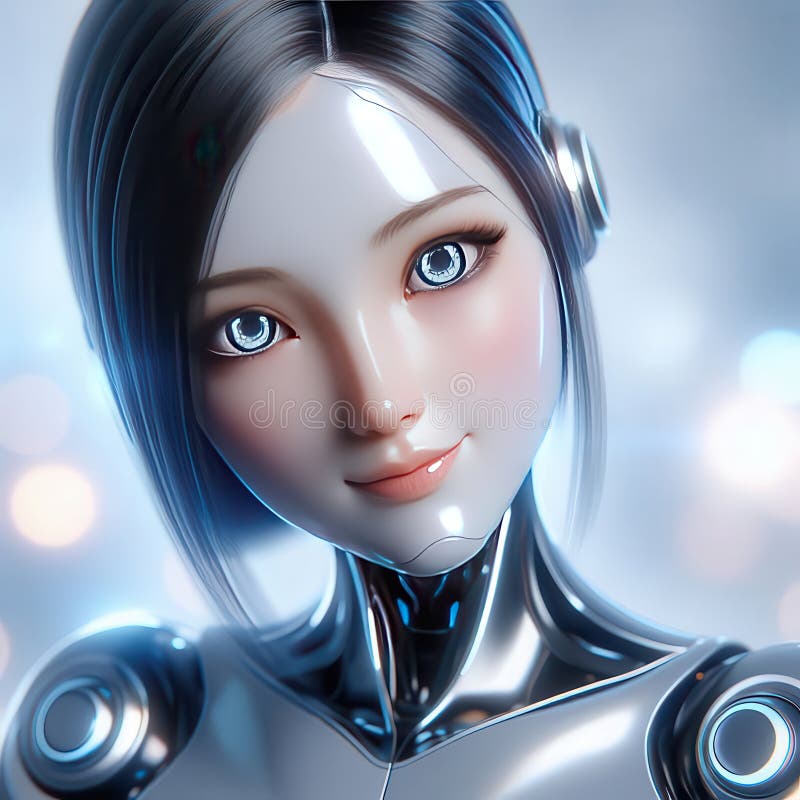 Prototype of Android Robot with Female Face. Concept of Technologies of ...