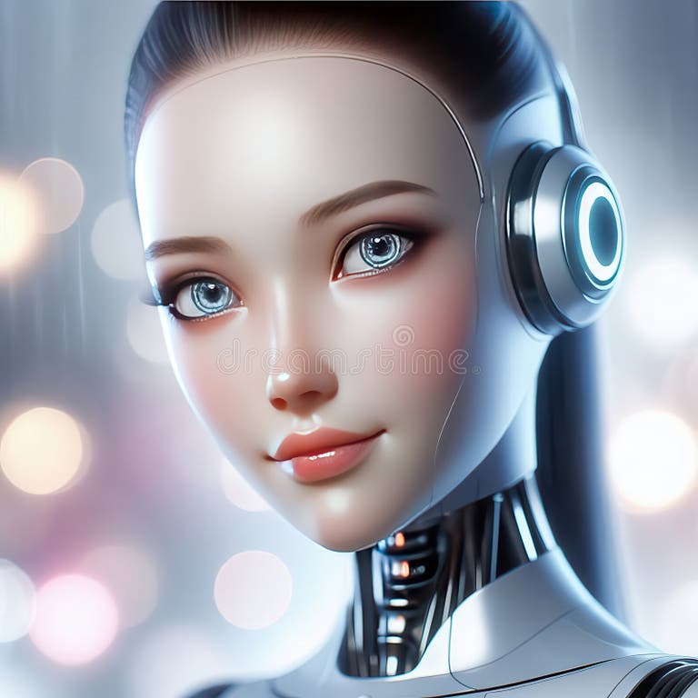 Prototype of Android Robot with Female Face. Concept of Technologies of ...