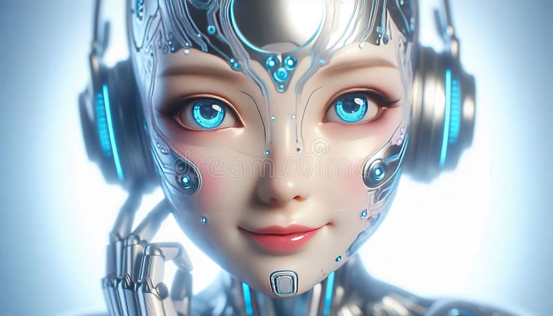 Prototype of Android Robot with Female Face. Concept of Technologies of ...