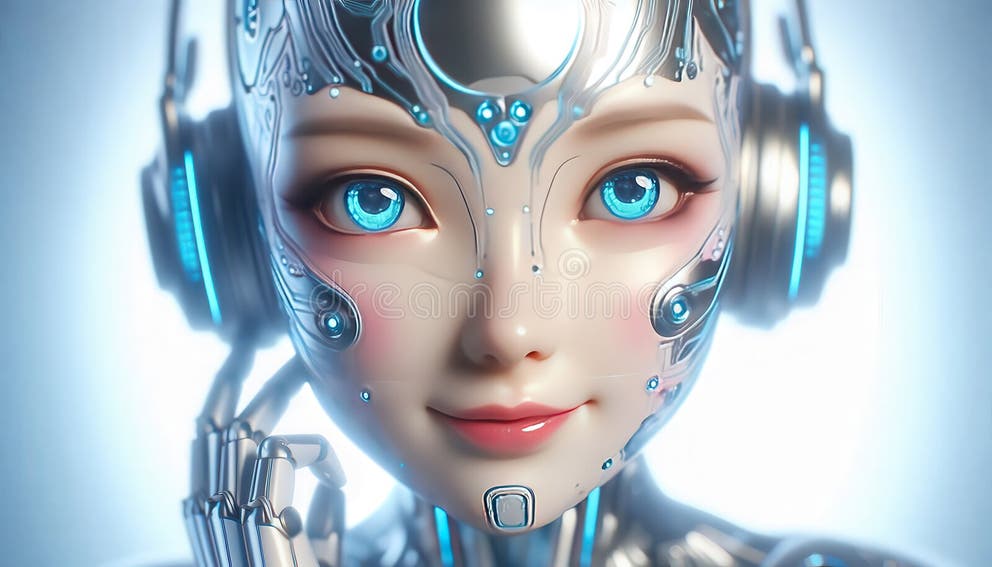 Prototype of Android Robot with Female Face. Concept of Technologies of ...