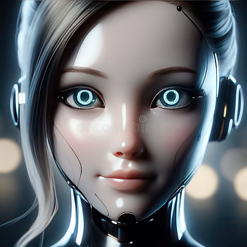 Prototype of Android Robot with Female Face. Concept of Technologies of ...