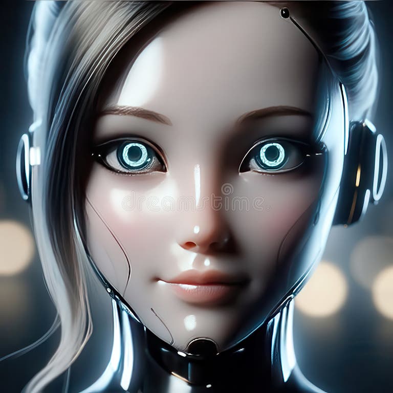 Prototype of Android Robot with Female Face. Concept of Technologies of ...