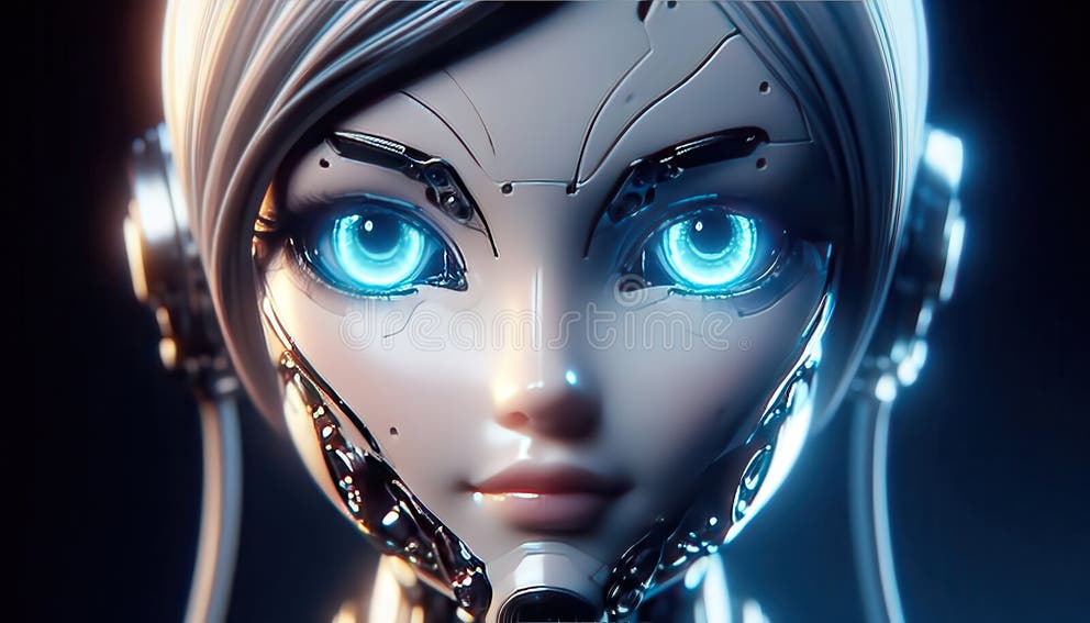 Prototype of Android Robot with Female Face. Concept of Technologies of ...