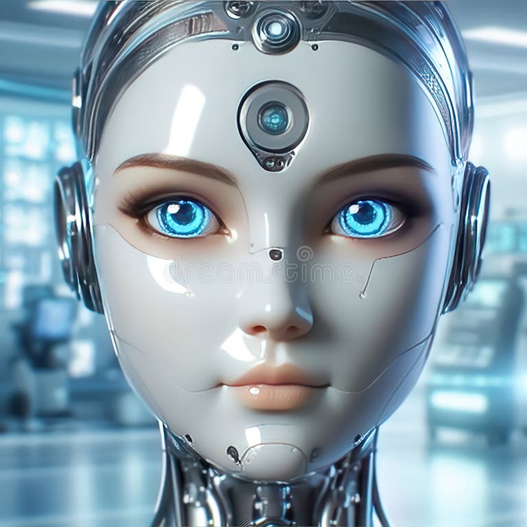 Prototype of Android Robot with Female Face. Concept of Technologies of ...