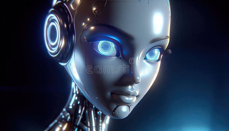 Prototype of Android Robot with Female Face. Concept of Technologies of ...