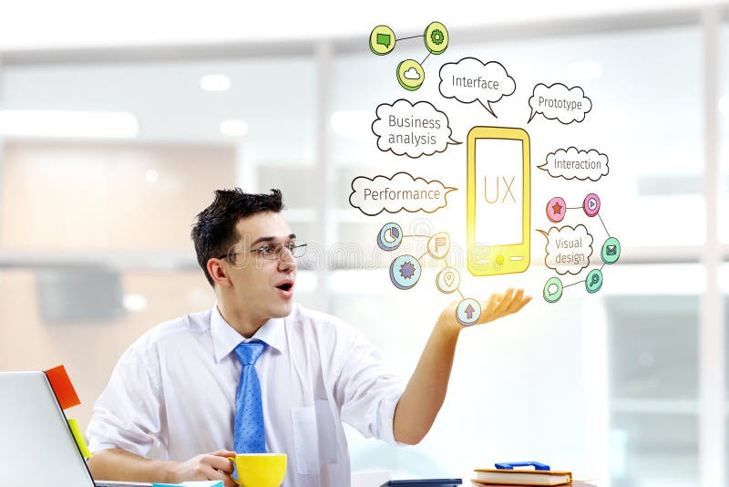 Prototype. Business Concept for Preliminary Project Design Stock Photo ...