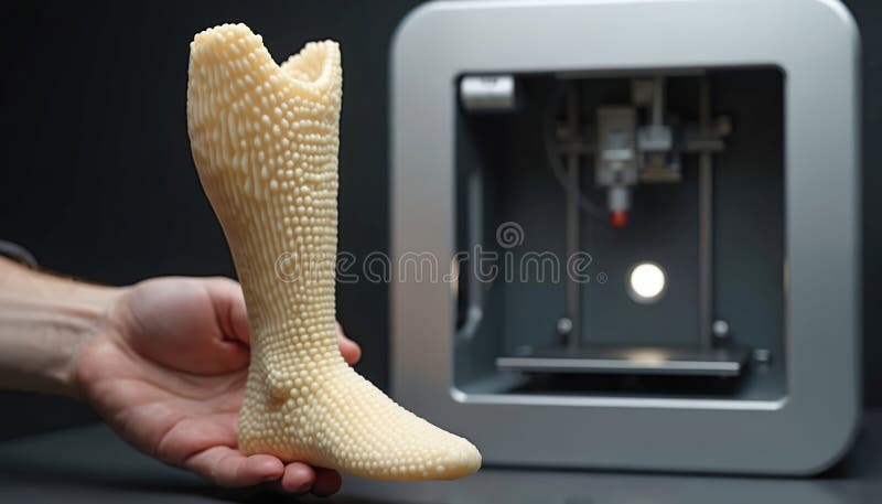 Prototype of 3D Printed Human Prosthetic Leg. Innovation in Medicine ...