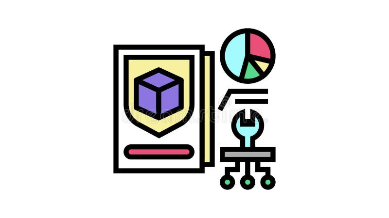 Prototype Development and Improvement Color Icon Animation Stock ...