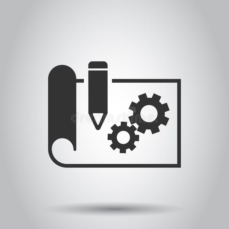 Prototype Icon in Flat Style. Startup Vector Illustration on White ...