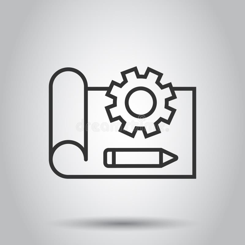 Prototype Icon in Flat Style. Startup Vector Illustration on White ...