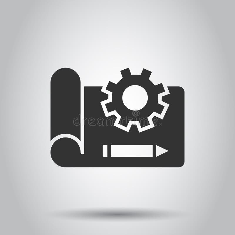 Prototype Icon in Flat Style. Startup Vector Illustration on White ...