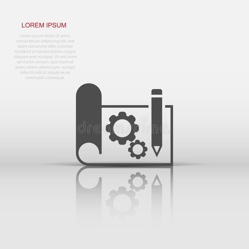 Prototype Icon in Flat Style. Startup Vector Illustration on White ...