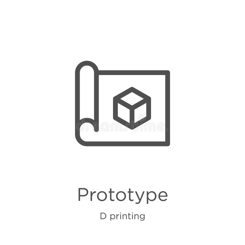 Prototype Icon. Simple Element from Startup Icons Collection Stock ...