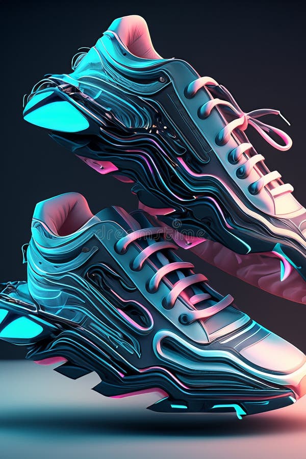 Prototype of Sports Shoes AI Generated Stock Illustration ...