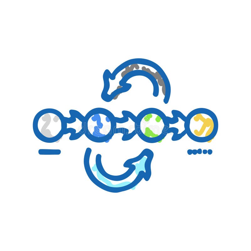 Prototyping Phase Analyst Icon Doodle Illustration Stock Illustration ...