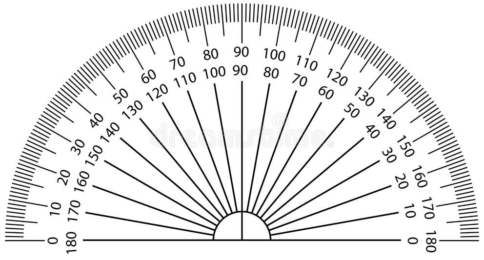 Protractor Measurement Stock Illustrations – 6,096 Protractor ...