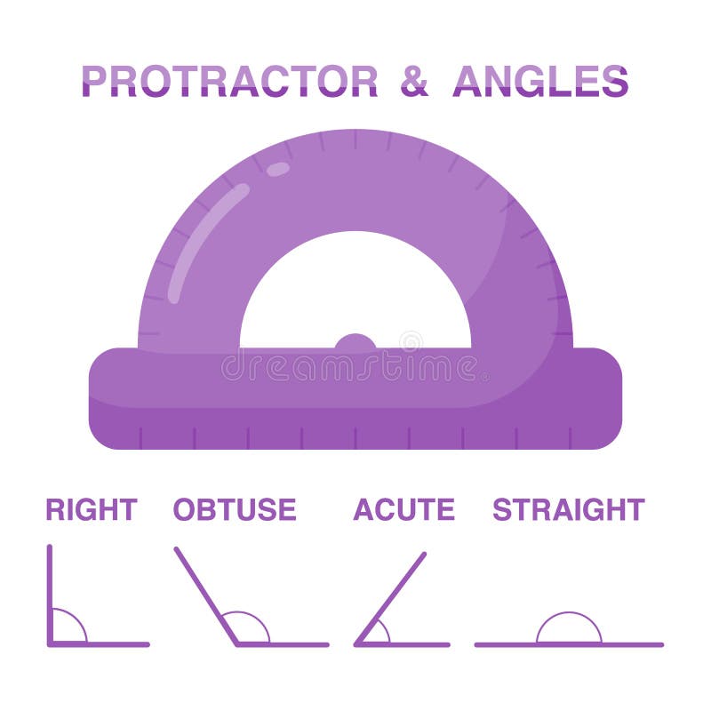 Cute Protractor Stock Illustrations – 307 Cute Protractor Stock ...