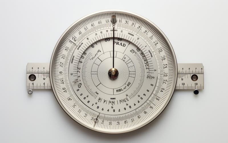 Protractor on a Background with Transparency -Generative Ai Stock ...