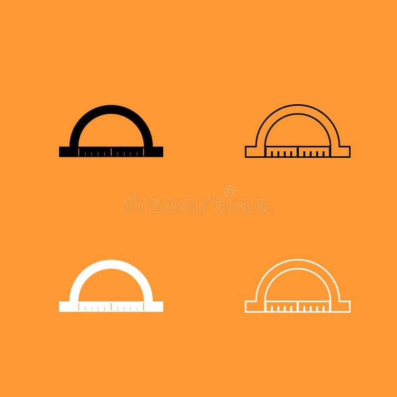 Scale Ruler Icon Black Color Illustration Flat Style Simple Image Stock ...