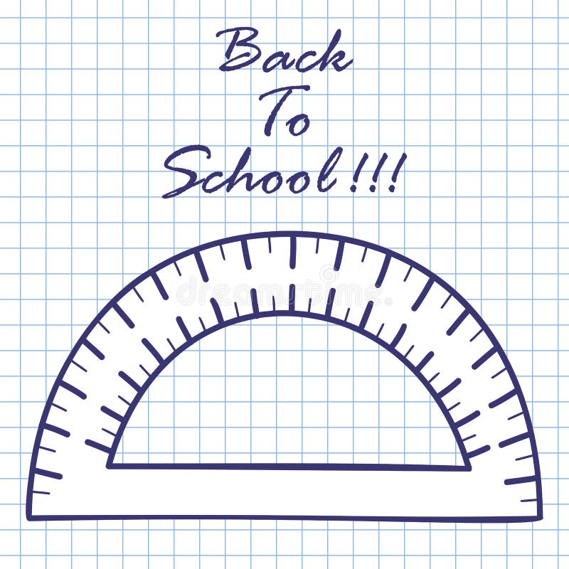 Basic Protractor Vector Stock Illustrations – 42 Basic Protractor ...