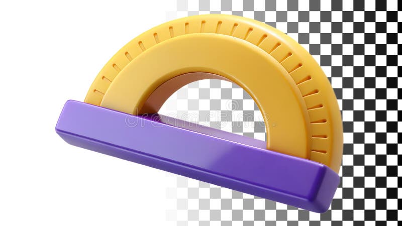 Protractor, Geometry Tool, Math and Education Supply Icon Png ...