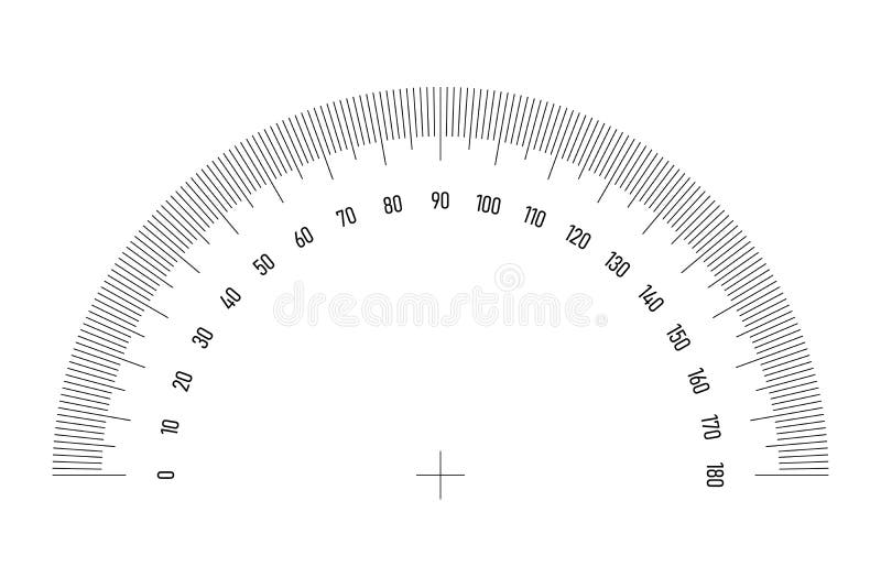 Protractor Grid for Measuring Angle or Tilt. 180 Degrees Scale Stock ... Protractor Grid for Measuring Angle or Tilt. 180 Degrees Scale Stock ...