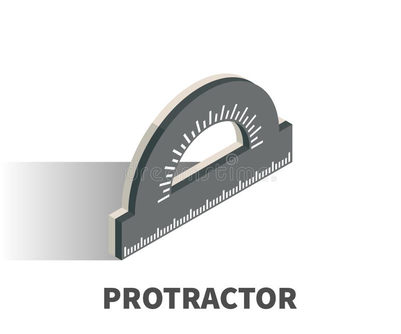 Protractor Icon, Vector Symbol. Stock Vector - Illustration of blank ... Protractor Icon, Vector Symbol. Stock Vector - Illustration of blank ...