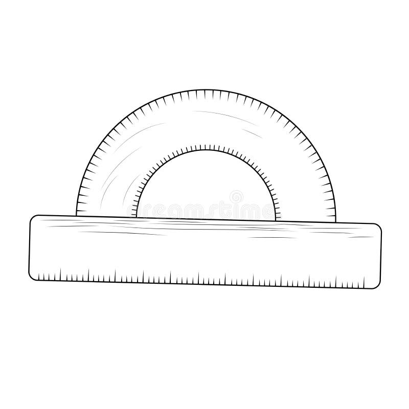 Protractor Math Clipart Angle Printable Circle Kids Drawing 120 Degrees ...