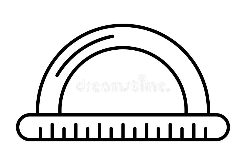 Protractor Clipart Black And White
