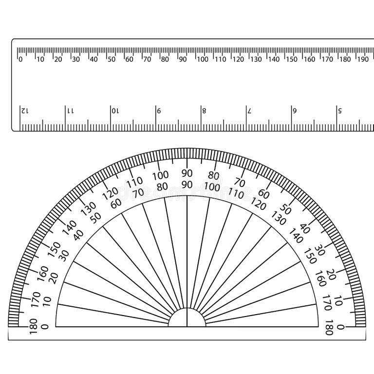 Protractor Stock Illustrations – 16,056 Protractor Stock Illustrations ...