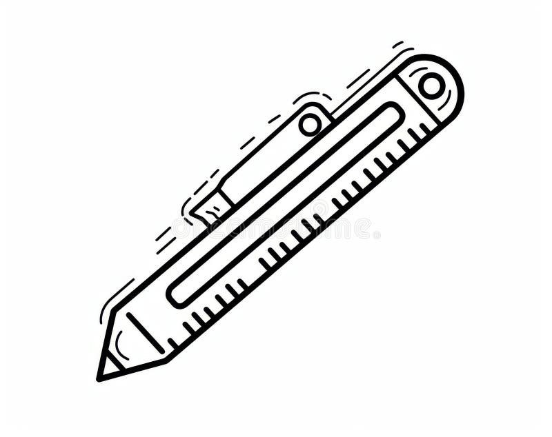 Protractor Ruler Outline for Degrees. Back To School and Education ...