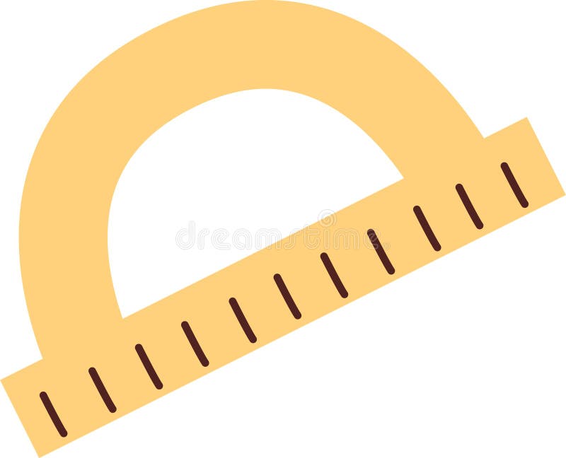 Protractor School Tool stock vector. Illustration of instrument - 292153618