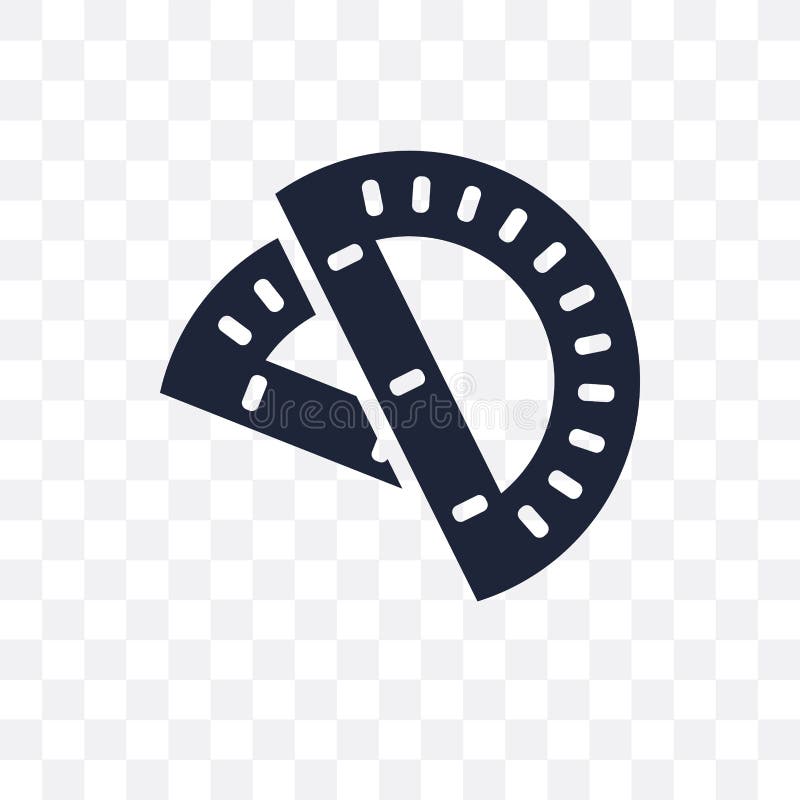 Protractor Icon Vector Isolated on White Background, Protractor Sign ...