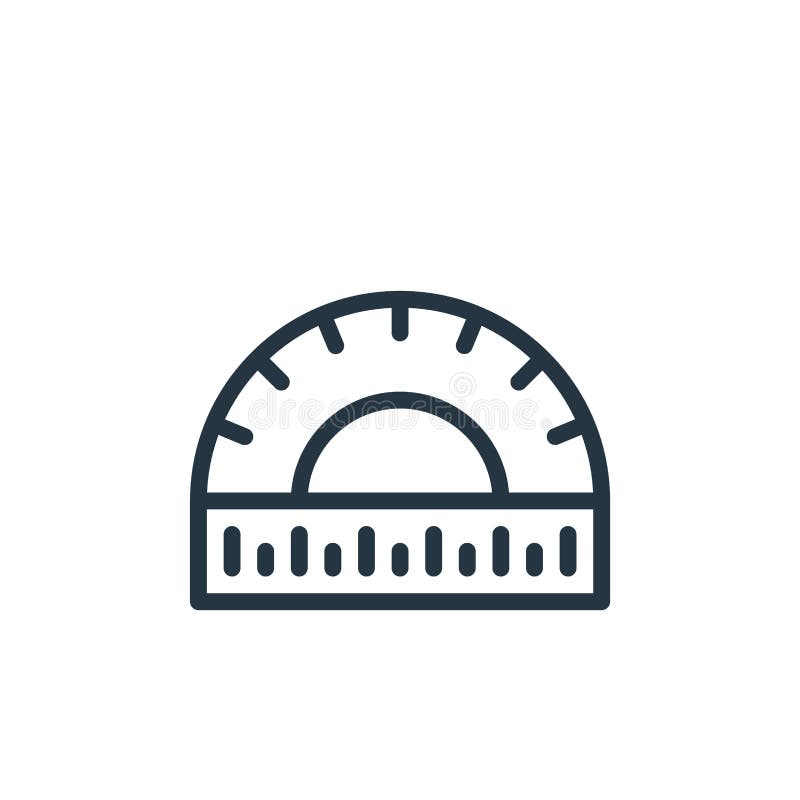 Protractor vector stock vector. Illustration of background - 51349727