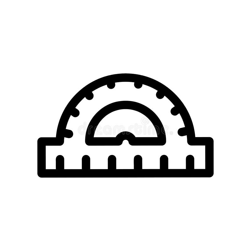 Protractor Icon. Protractor Line Icon Stock Vector - Illustration of ... Protractor Icon. Protractor Line Icon Stock Vector - Illustration of ...