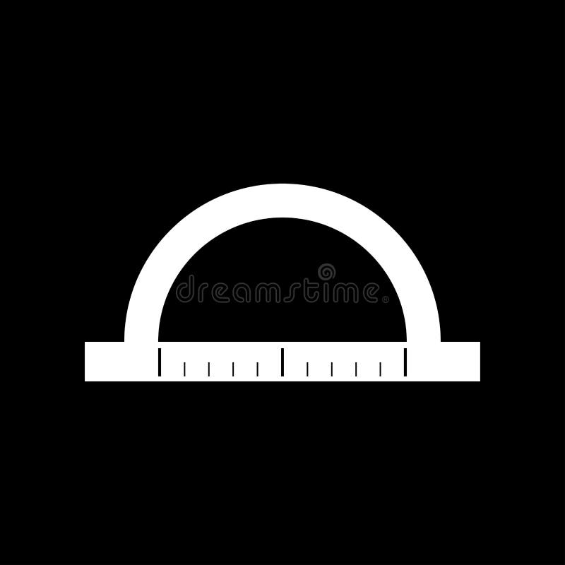 Scale Ruler Icon Black Color Illustration Flat Style Simple Image Stock ...