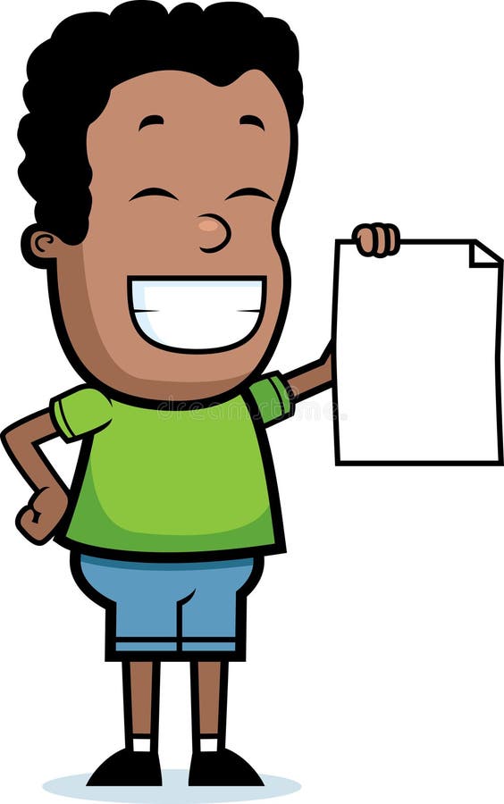 Proud Boy stock vector. Illustration of paper, child - 10088618