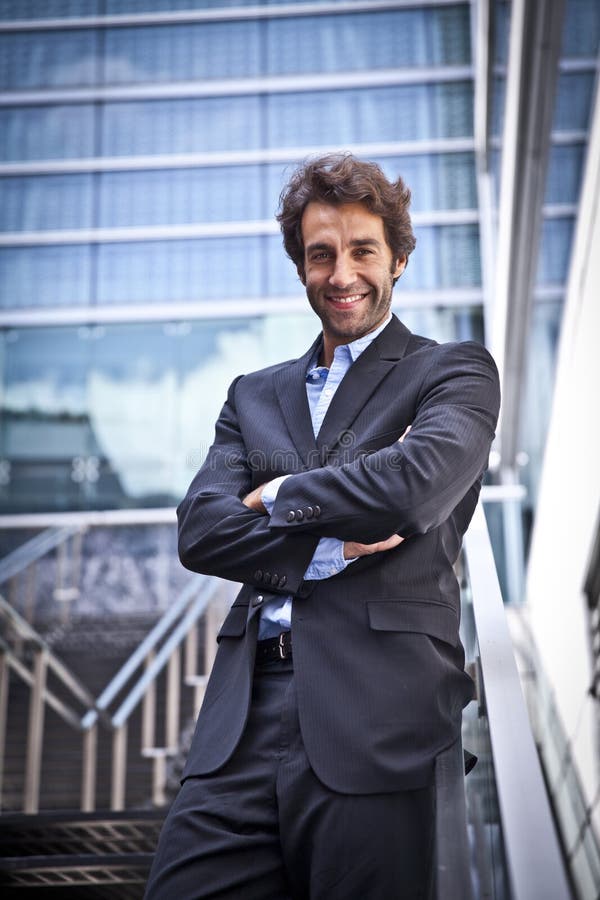 Proud Business Man Standing in Front of His Office Stock Photo - Image ... Proud Business Man Standing in Front of His Office Stock Photo - Image ...