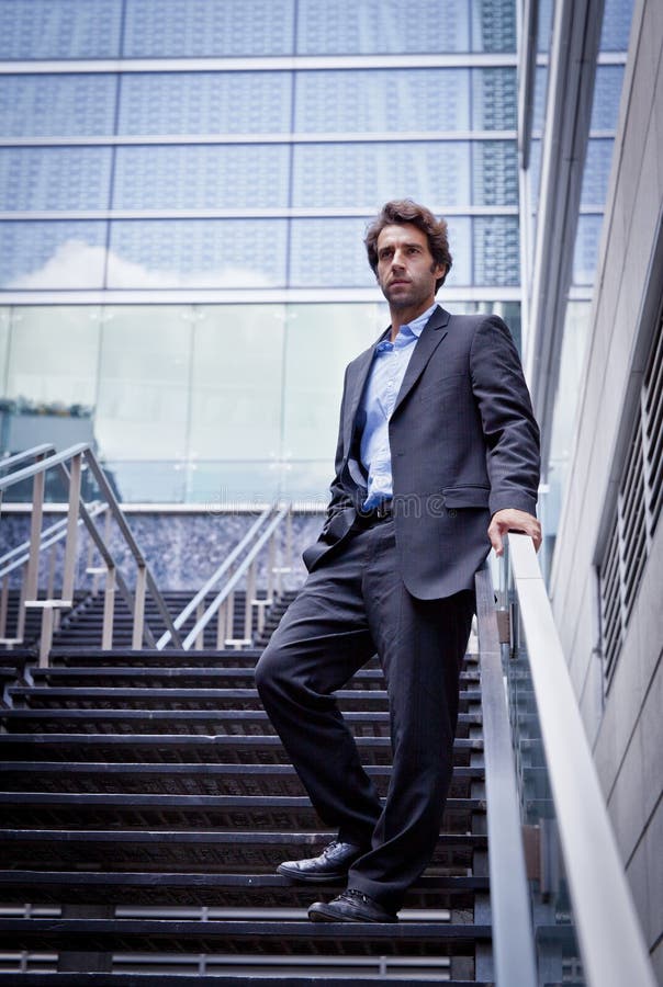 Proud Business Man Standing in Front of His Office Stock Photo - Image ... Proud Business Man Standing in Front of His Office Stock Photo - Image ...