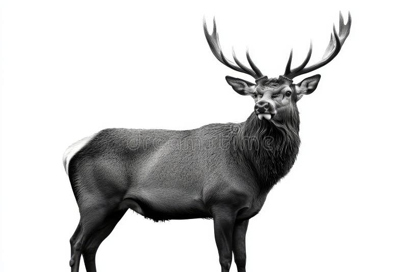 A Proud Deer, Representing Wild Animals, Steps Gracefully Out of the ...