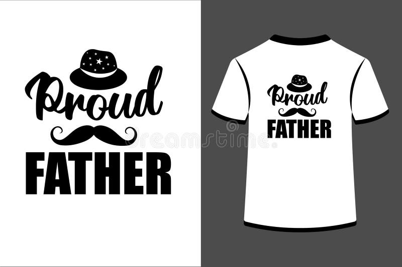 Proud Father. stock vector. Illustration of black, father - 271493190