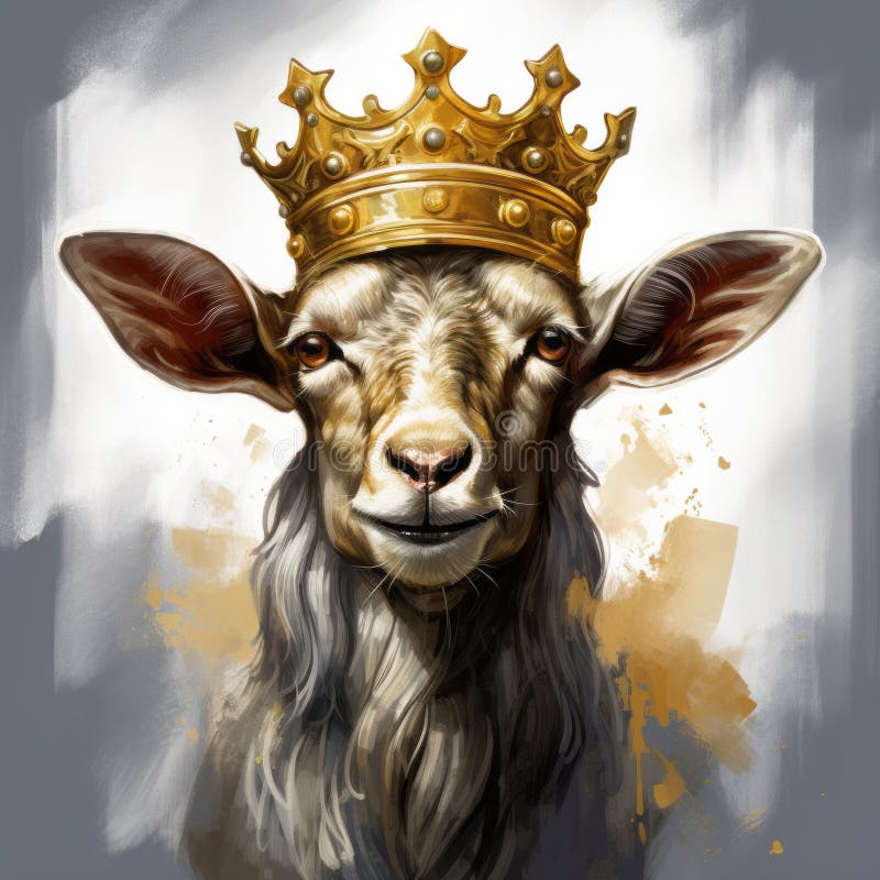 Crown Goat Stock Illustrations – 509 Crown Goat Stock Illustrations ...