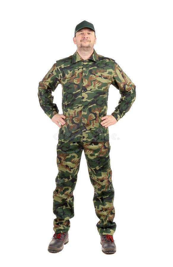 Proud Man in Military Suit. Stock Photo - Image of male, jacket: 36994218