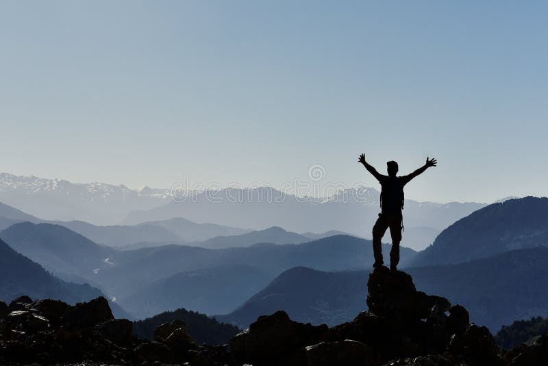 A Proud Stance and Peace for a Successful Person Stock Image - Image of ...