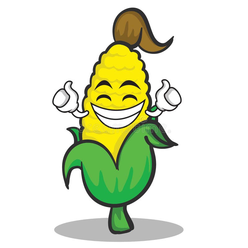 Proud Sweet Corn Character Cartoon Stock Illustrations – 4 Proud Sweet ...