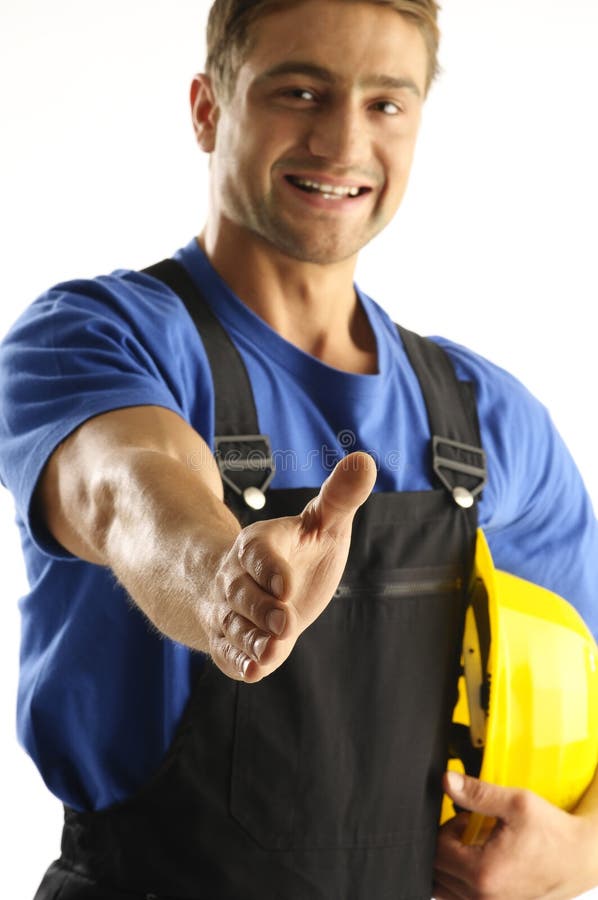 Proud worker stock photo. Image of white, success, male - 16956760