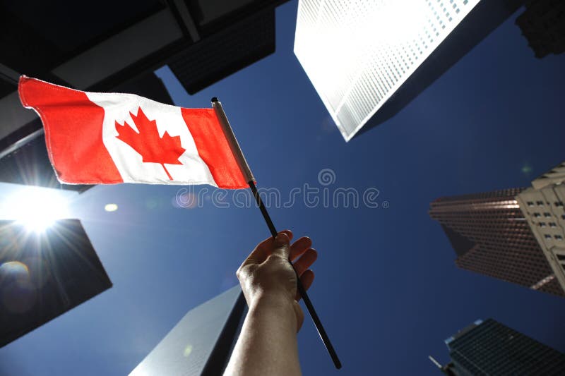 Proudly Canadian stock photo. Image of hand, finance - 25636728