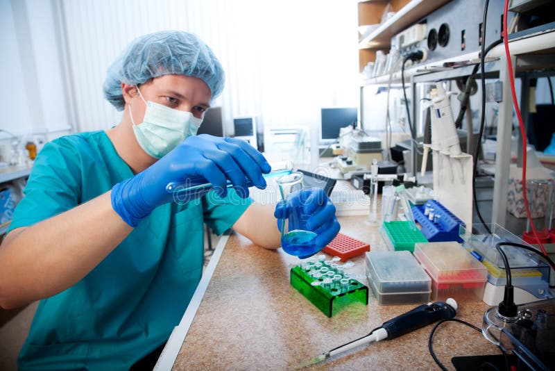 Prova di laboratorio fotografia stock. Immagine di moderno - 23430726