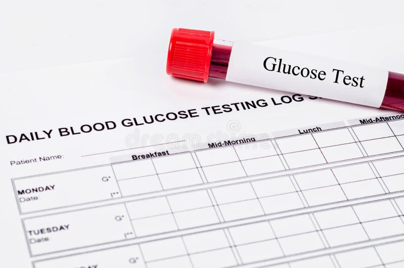 Prova Quotidiana Della Glicemia Fotografia Stock - Immagine di archivio ...
